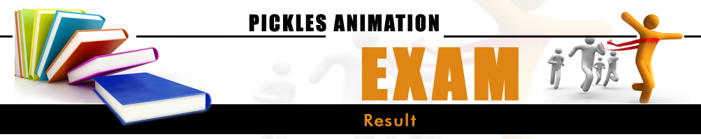 Students Exam Result - Pickles Animation Institute